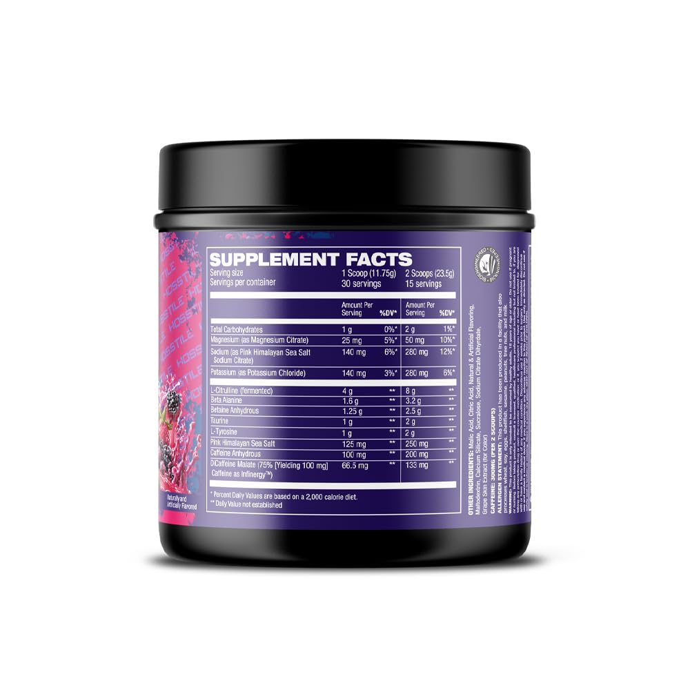 HOSSTILE pre workout for optimal performance