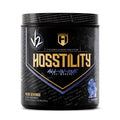 HOSSTILE pre-workout powder blue raspberry