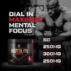 HOSSTILE pre-workout powder with 40 servings
