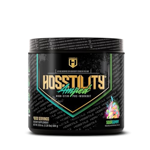HOSSTILE pre-workout sour gummy