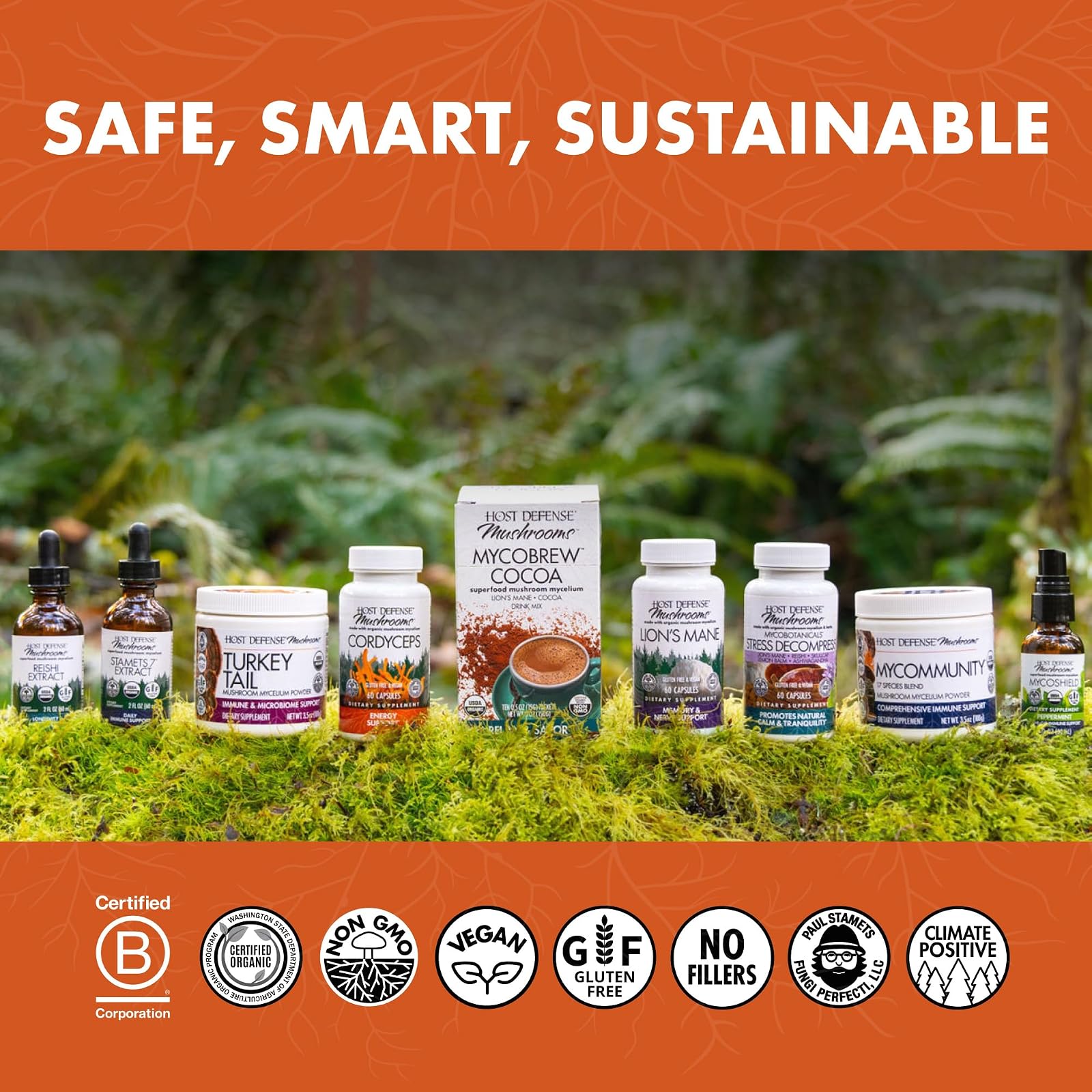 Host Defense Breathe capsules for wellness