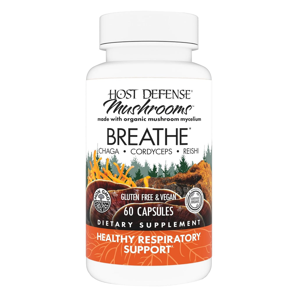 Host Defense Breathe mushroom supplement