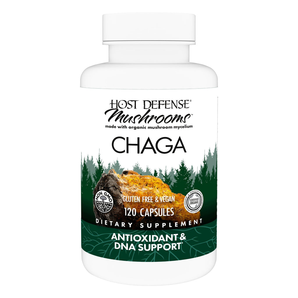 Host Defense Chaga immune support capsules