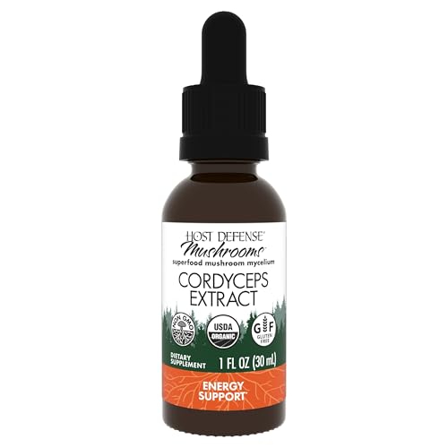 Host Defense Cordyceps energy support supplement