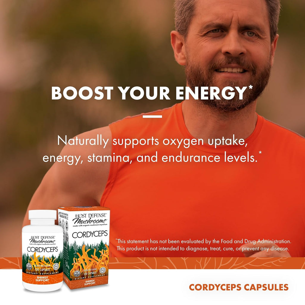 Host Defense cordyceps for vitality