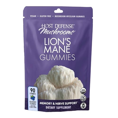 Host Defense Lion's Mane gummies for brain health