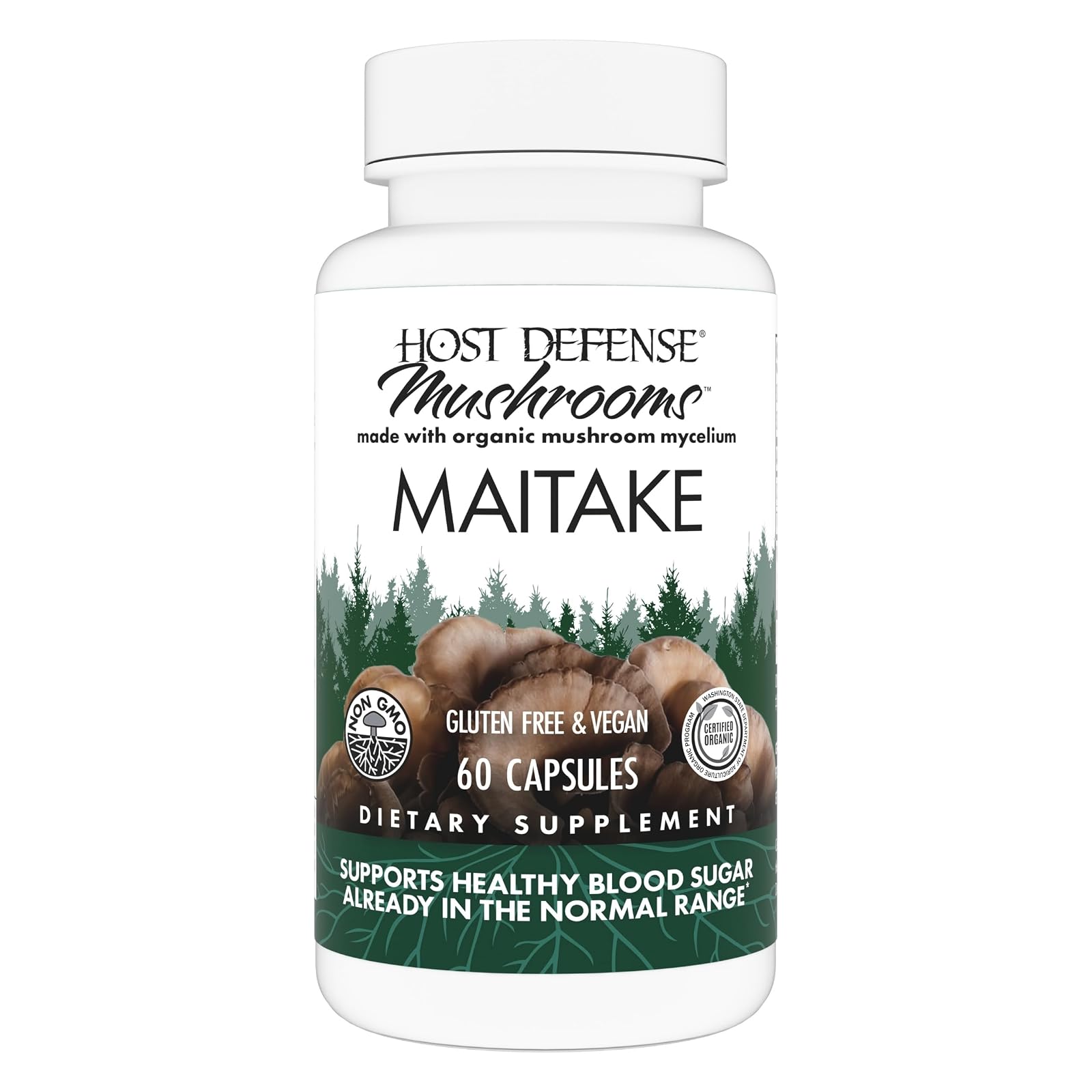 Host Defense Maitake mushroom capsules