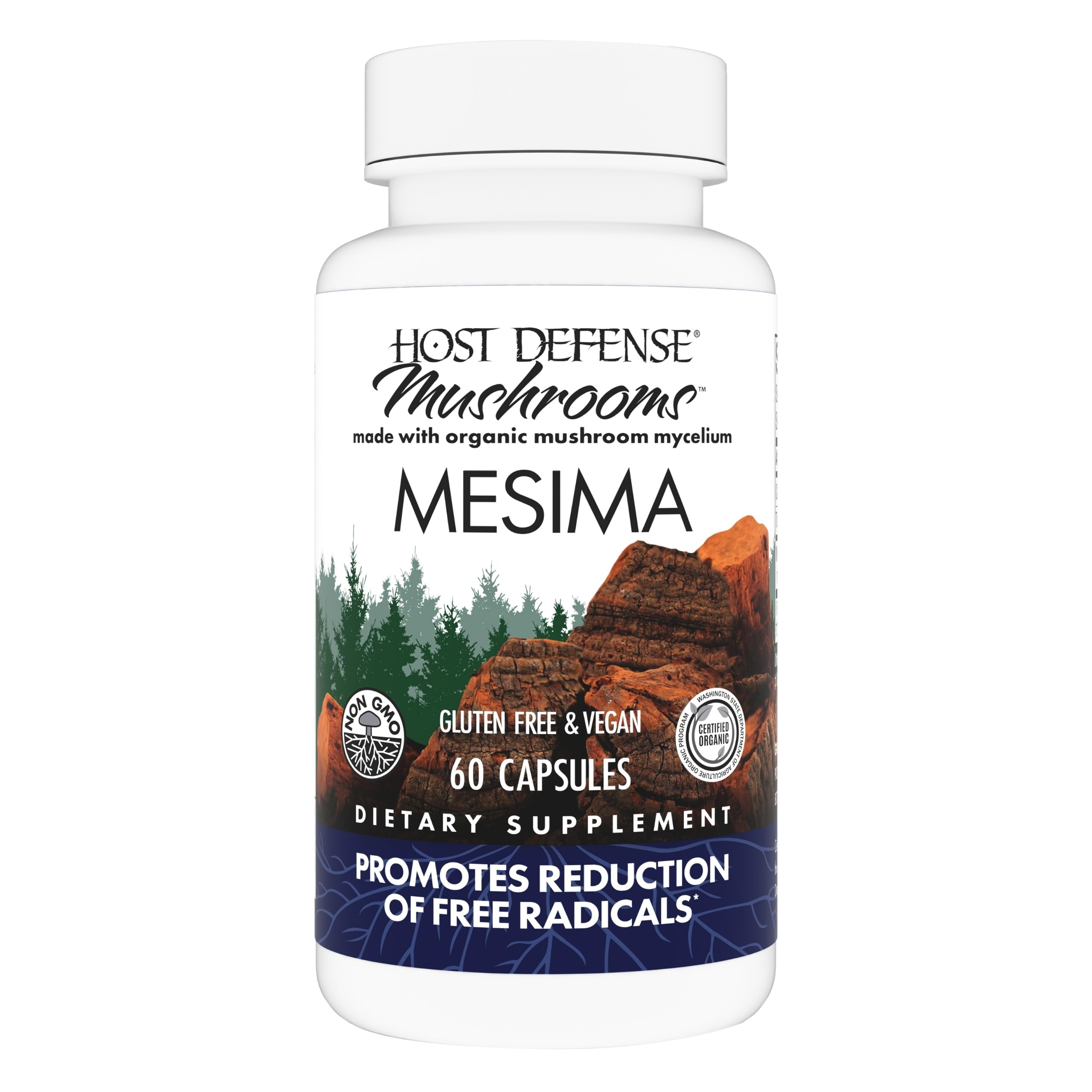 Host Defense Mesima mushroom capsules