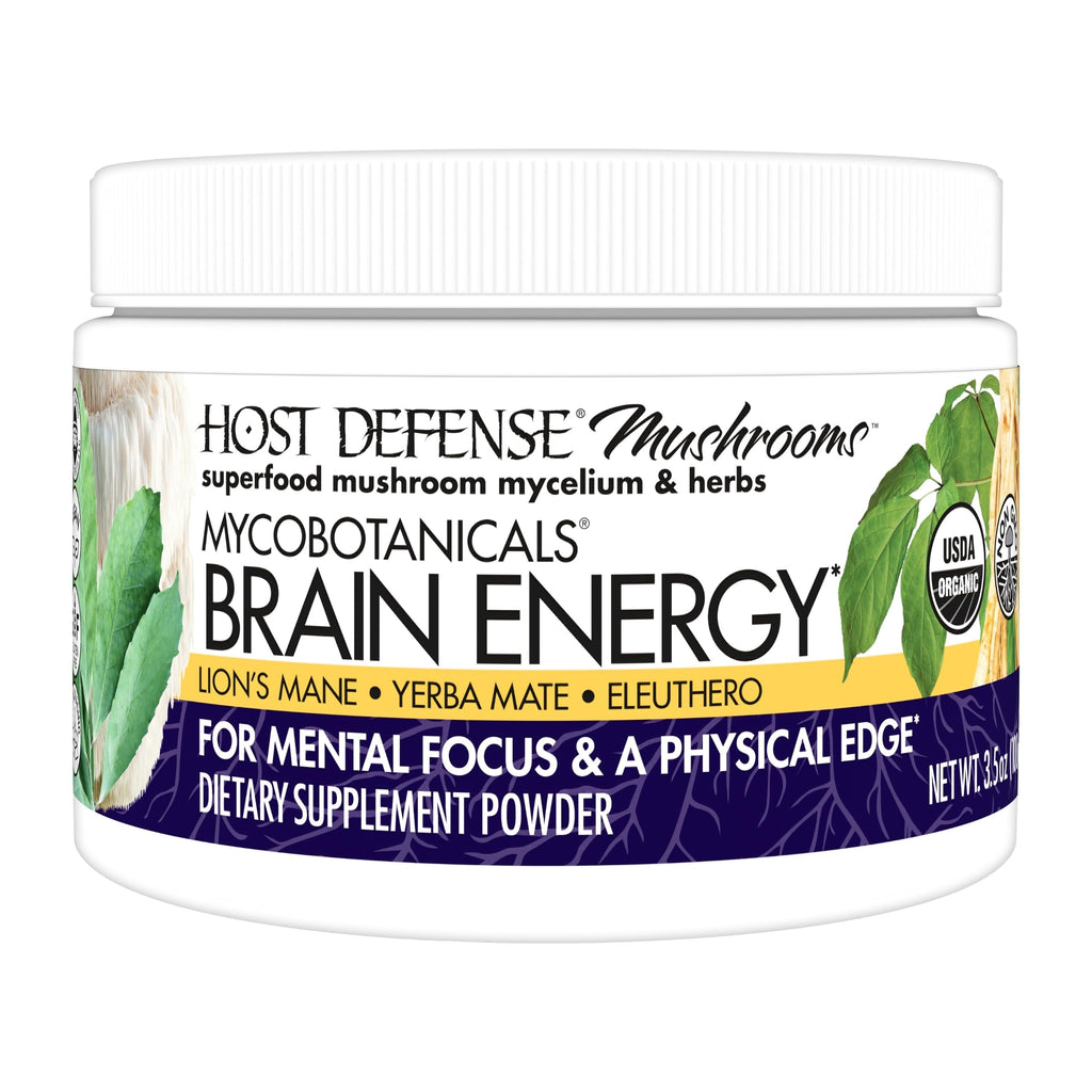 Host Defense mushroom brain energy supplement