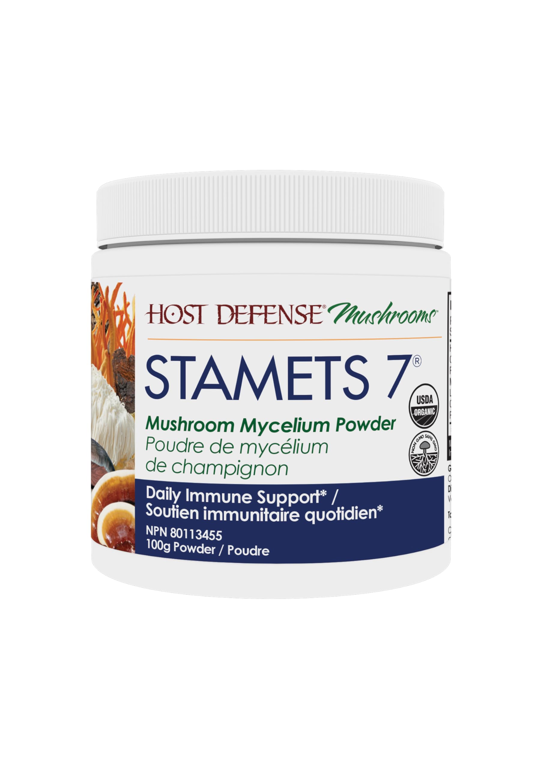 Host Defense mushroom mycelium powder