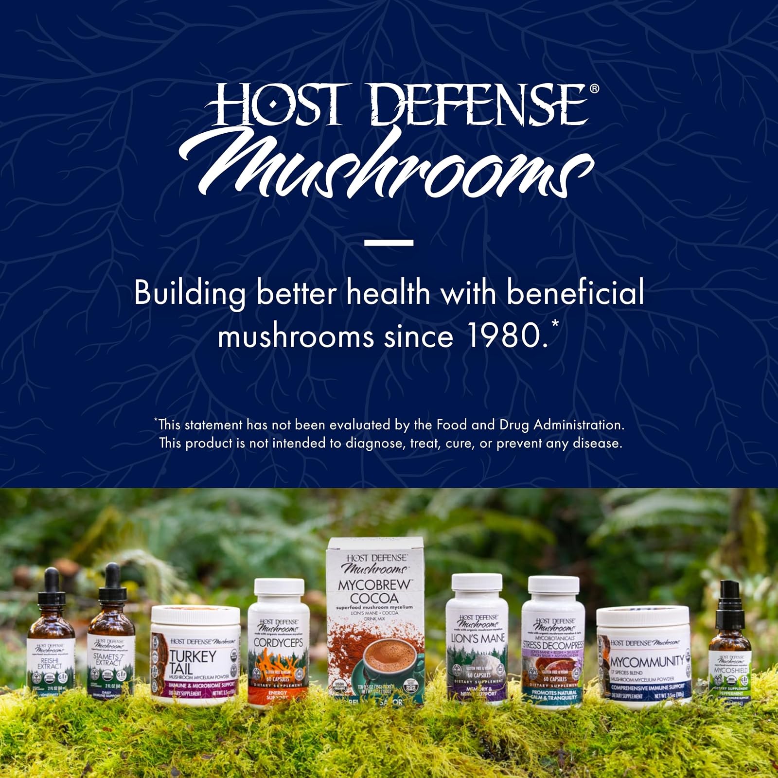 Host Defense mushroom powder for vitality