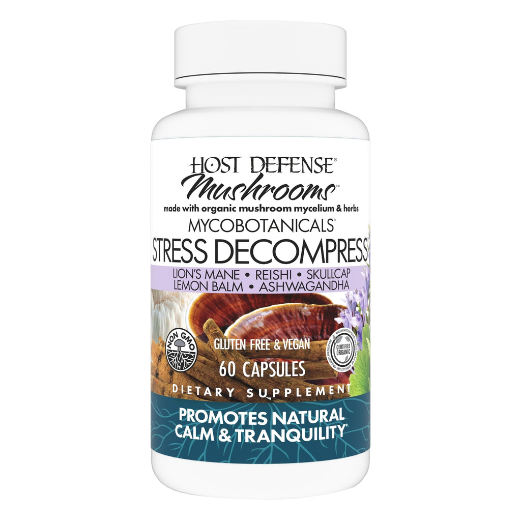 Host Defense mushroom stress relief capsules