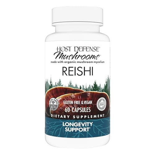 Host Defense Reishi immune support capsules