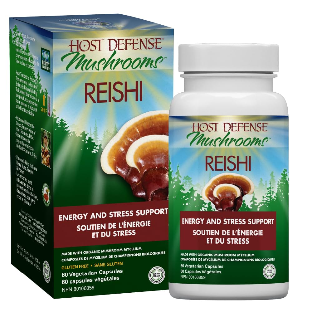 Host Defense Reishi mushroom capsules