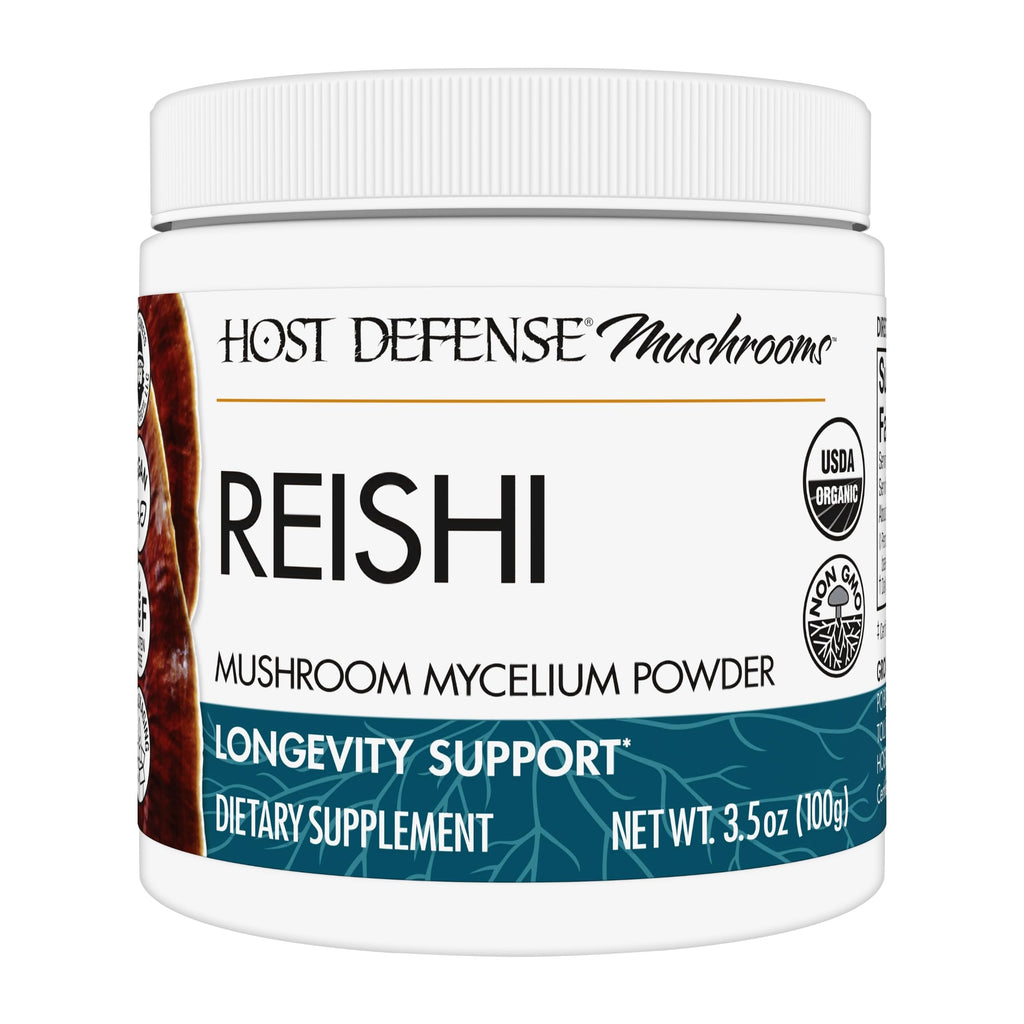Host Defense Reishi mushroom powder supplement