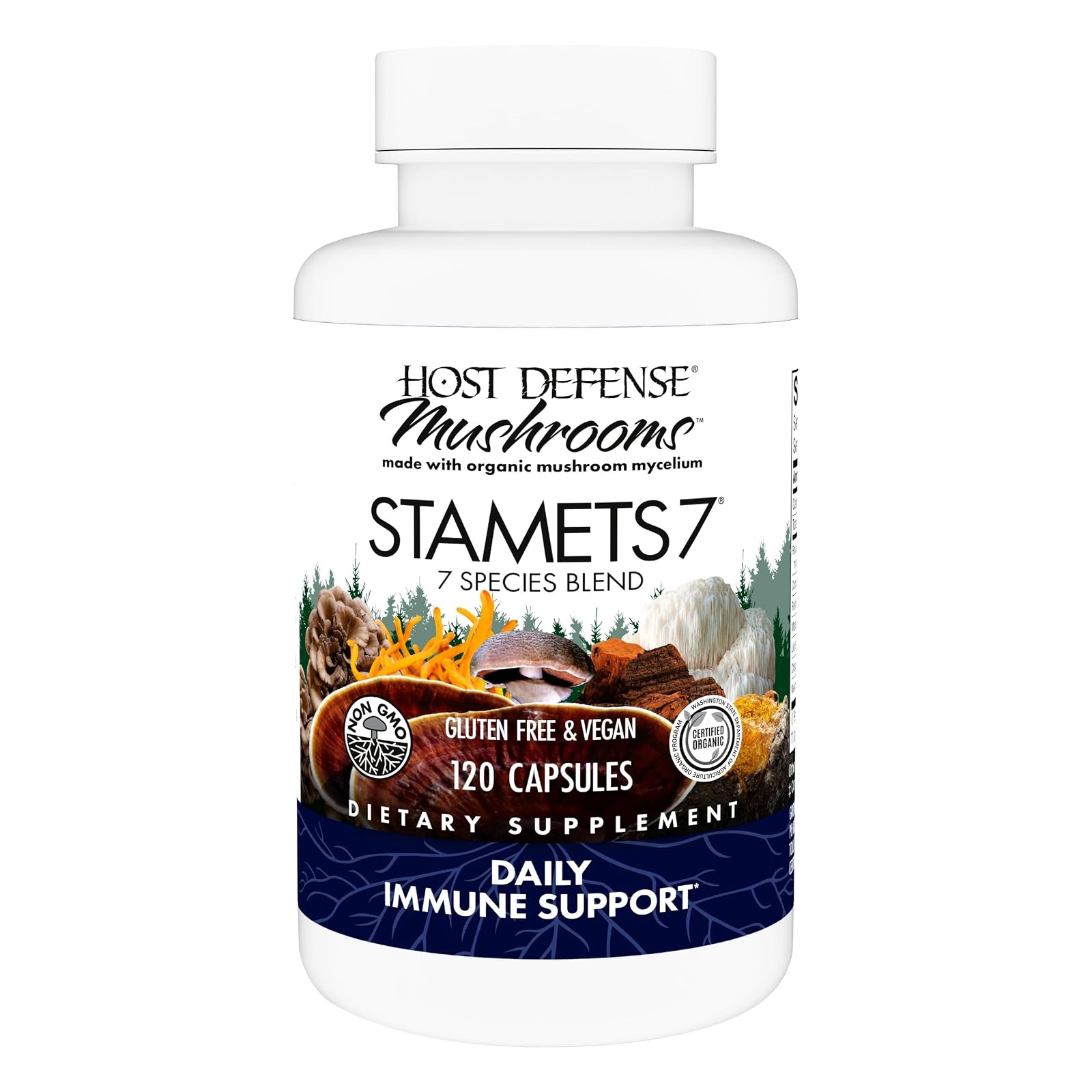 Host Defense Stamets 7 mushroom complex