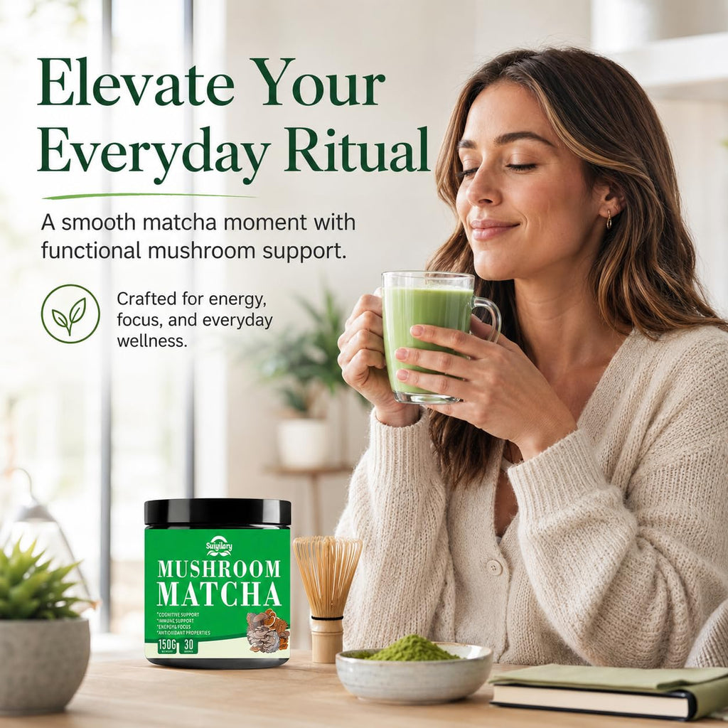 Hot or cold matcha tea options