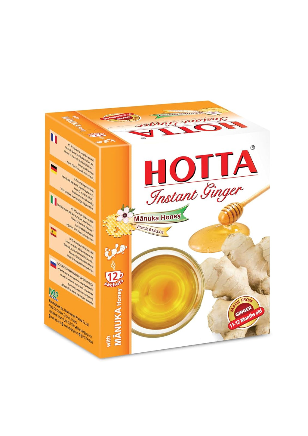HOTTA ginger drink with honey