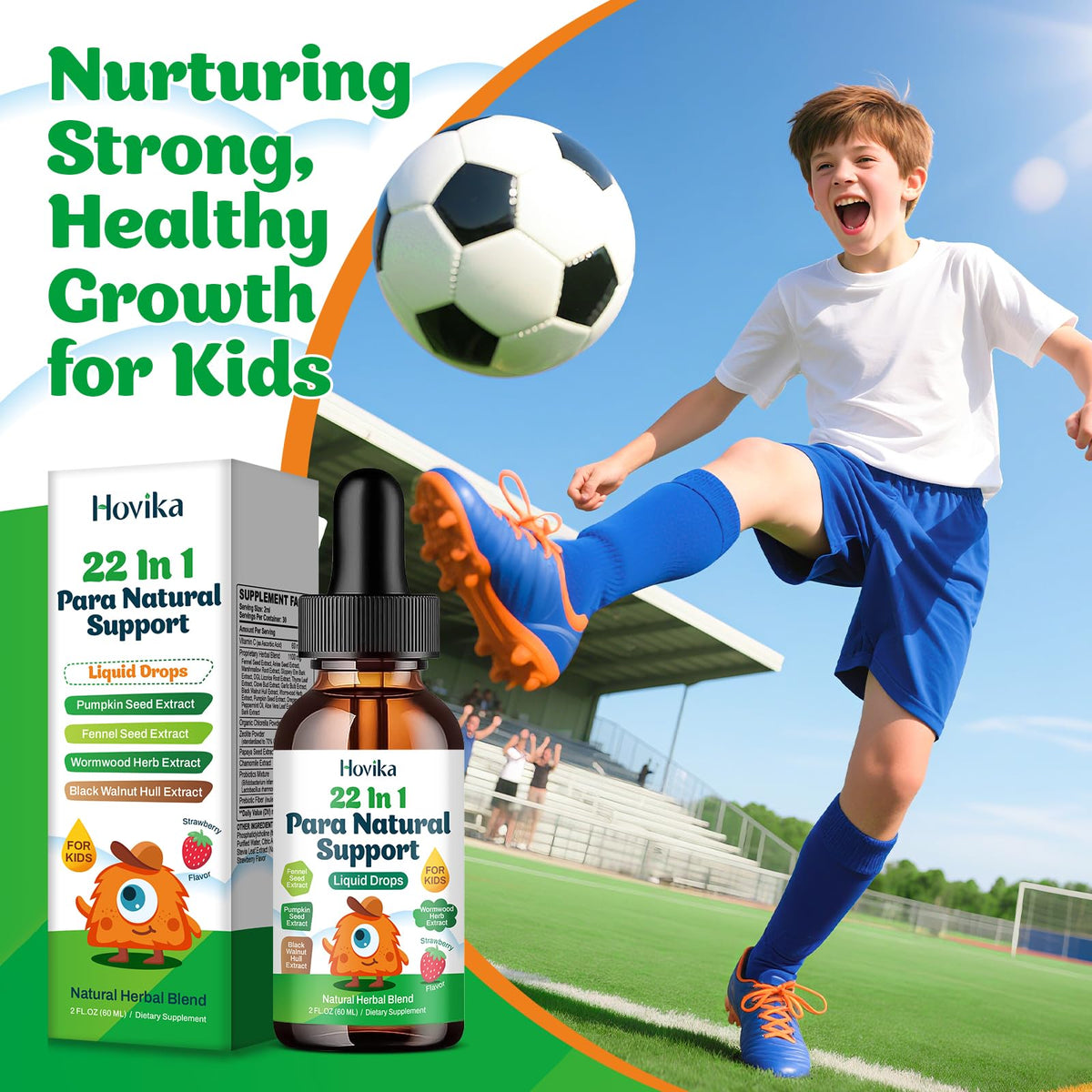 Hovika herbal drops for parasites