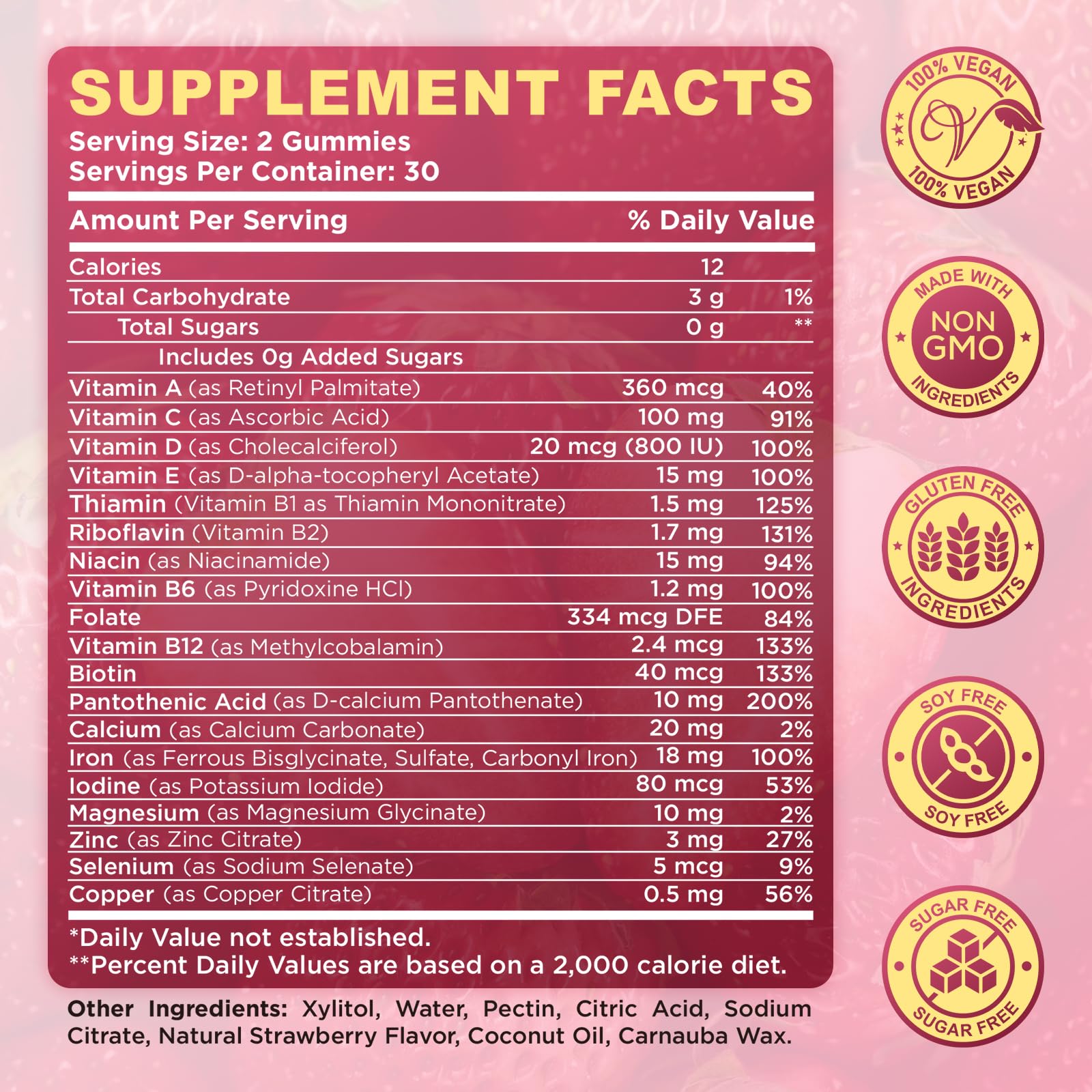 Hovika iron gummies for vitality