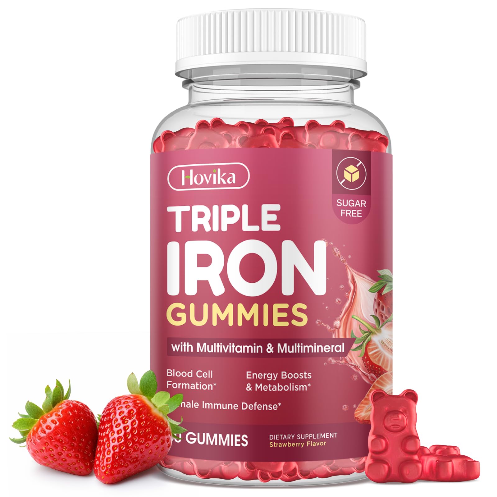 Hovika iron gummies for women