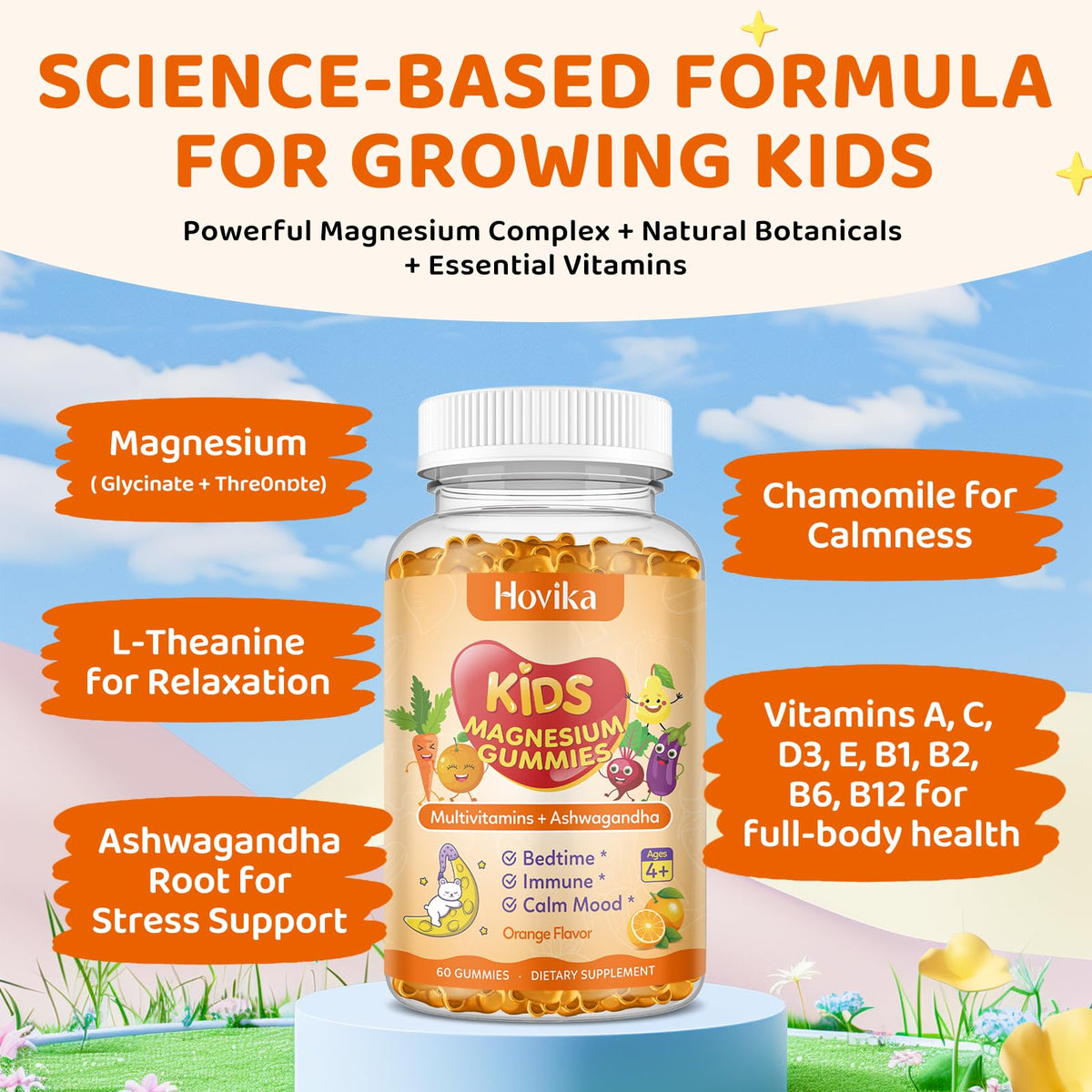 Hovika kids magnesium gummy benefits