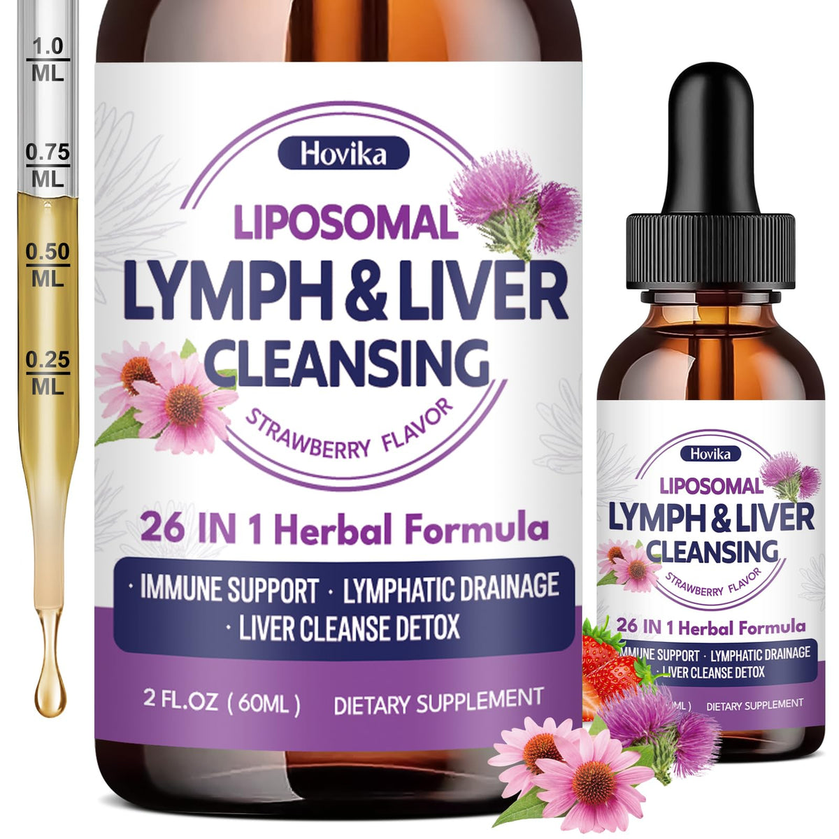 Hovika liposomal lymphatic drainage drops