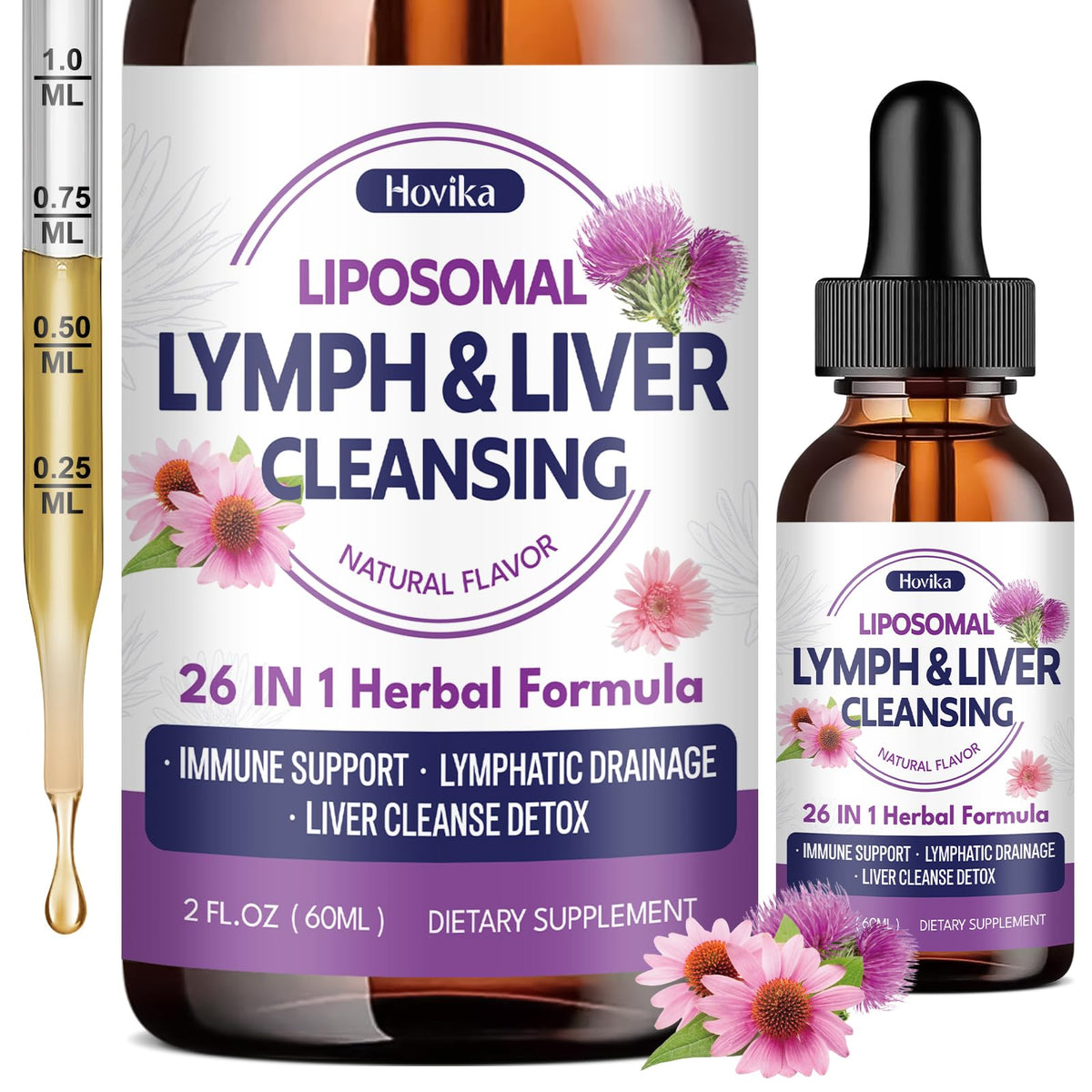 Hovika liposomal lymphatic drainage drops
