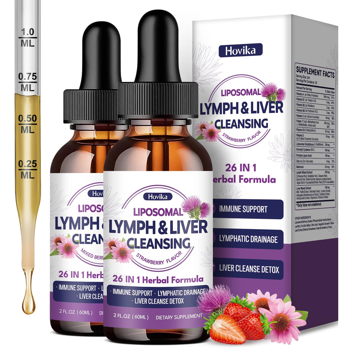 Hovika liposomal lymphatic support drops