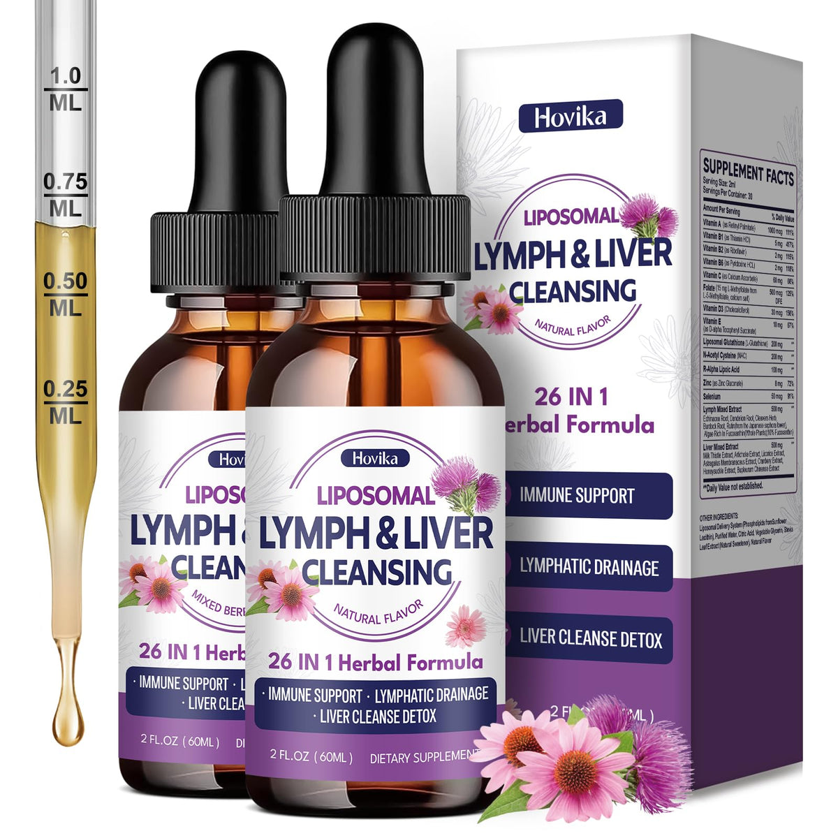 Hovika lymphatic drainage drops