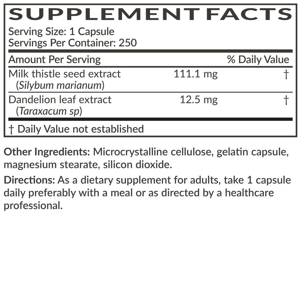 how milk thistle aids liver function