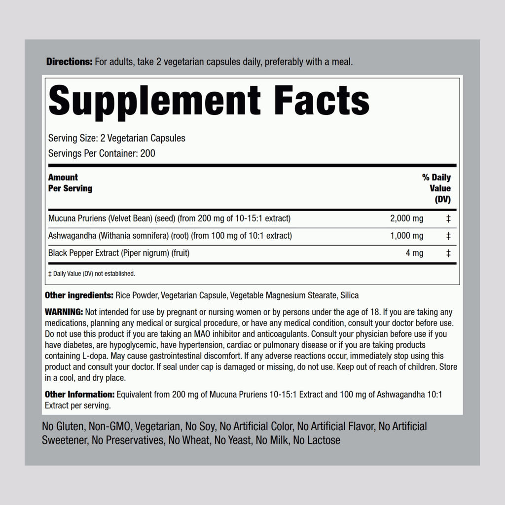 how much ashwagandha per day for males