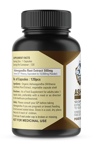 how much ashwagandha per day for males