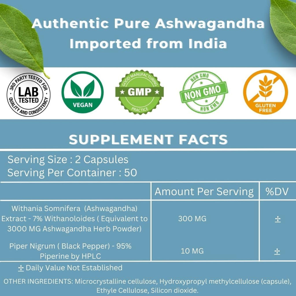 how much ashwagandha per day for males