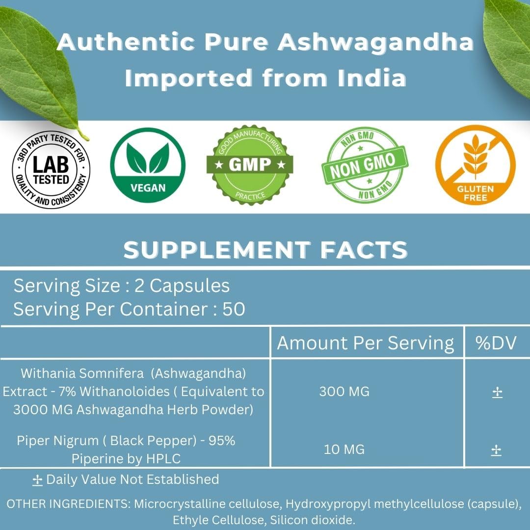 how much ashwagandha per day for males