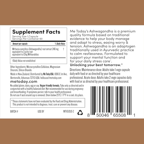 how much ashwagandha per day for males