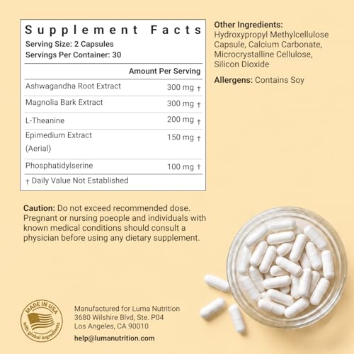 how much ashwagandha per day for stress relief