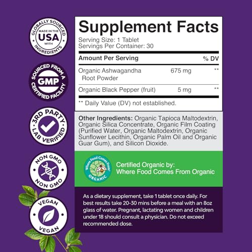 how much ashwagandha per day