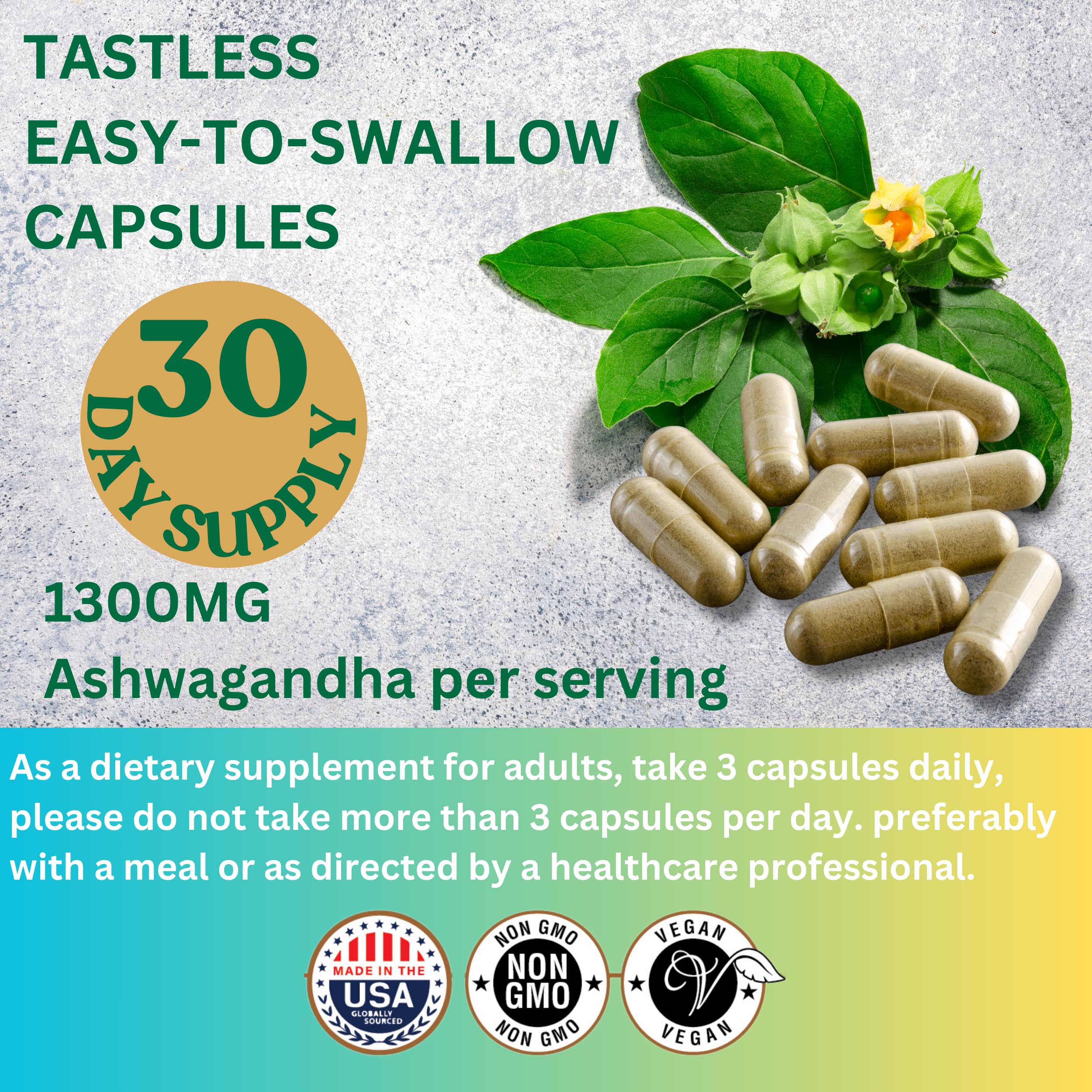 how much ashwagandha per day