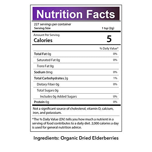 how much elderberry syrup per day