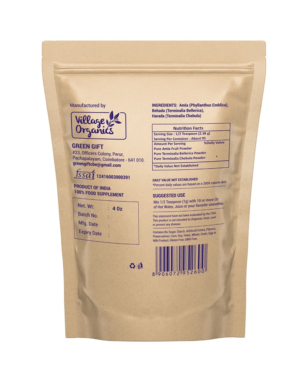 how to take triphala powder effectively