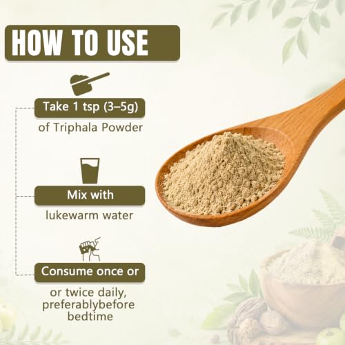 how to take triphala powder safely