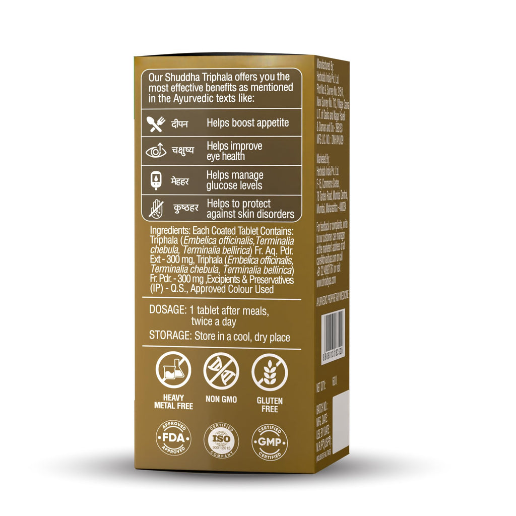 how to take triphala tablets