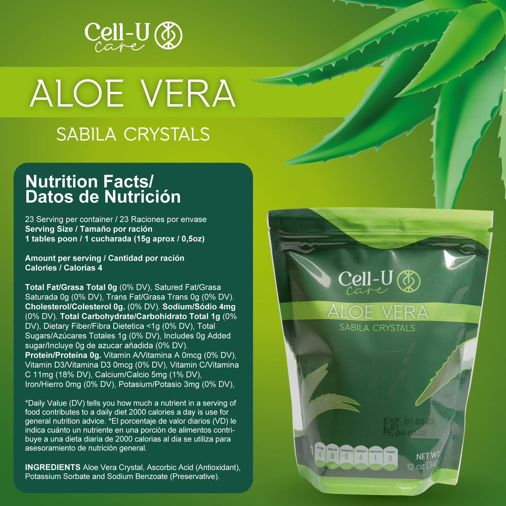 how to use aloe vera crystals
