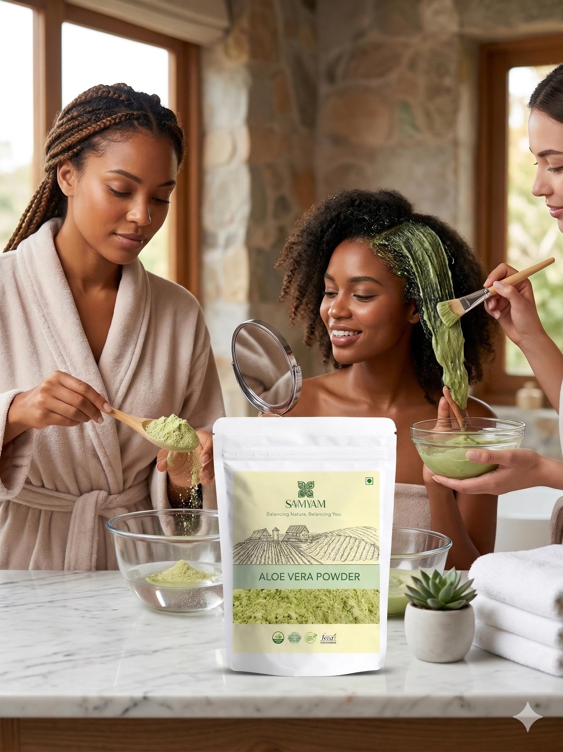 how to use aloe vera powder