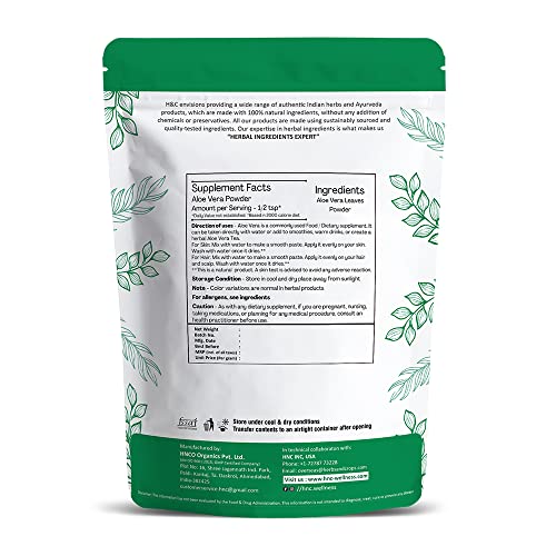 how to use aloe vera powder