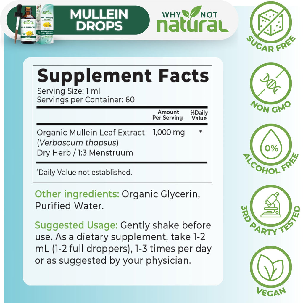 how to use mullein drops