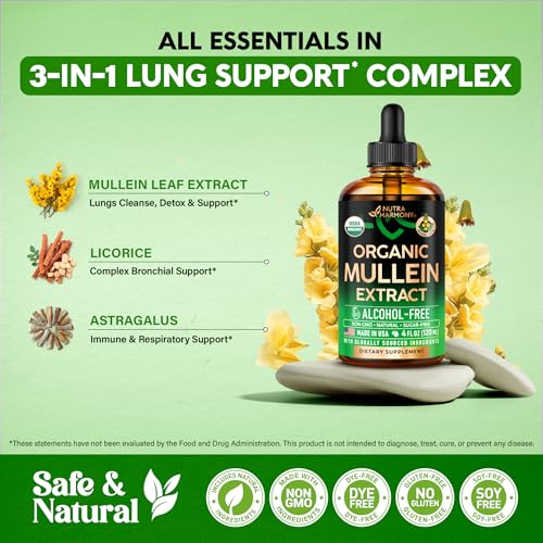 how to use mullein for lungs