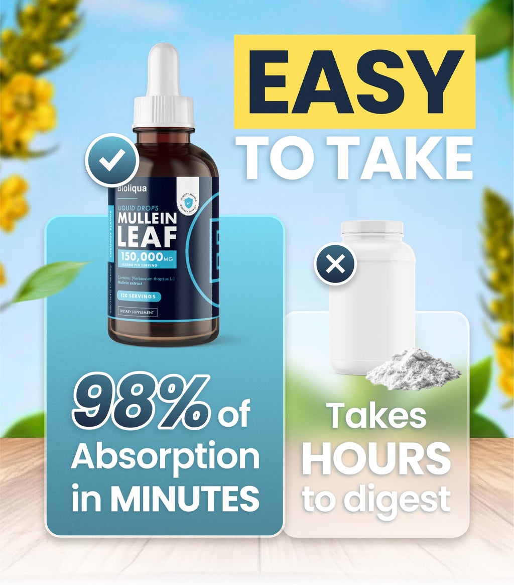 how to use mullein leaf drops