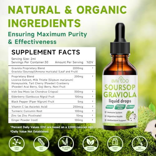 how to use soursop liquid drops